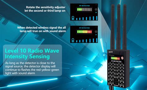 Rf Detectorupgraded Wireless Detector Detect Bug With Three High Gain