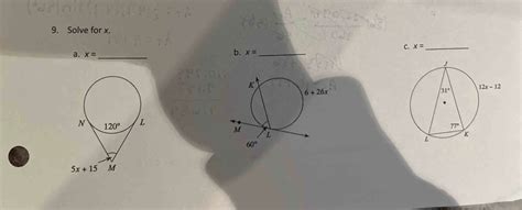 Solved Solve For X A X B X C X Chegg Com