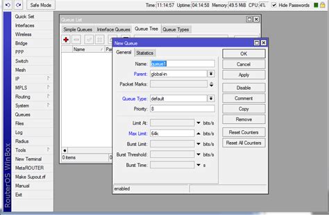 Cara Kerja Dan Setting Bandwidth Di Mikrotik Dengan Menggunakan Simple