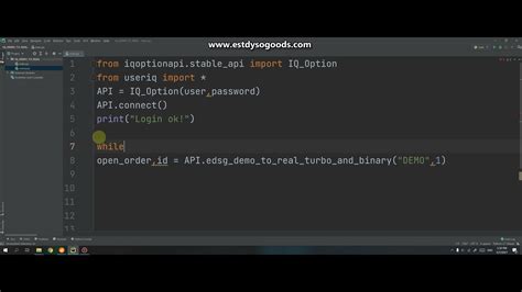 Basic API IQOPTION PYTHON EP Iqoption Demo To Real YouTube