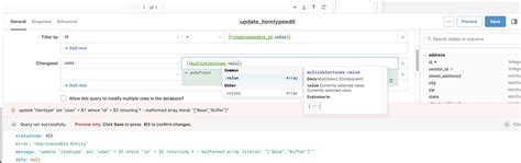 Malformed Array Literal 💬 Queries And Resources Retool Forum