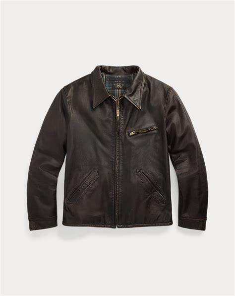 皮革夾克 Ralph Lauren® 台灣官方網站