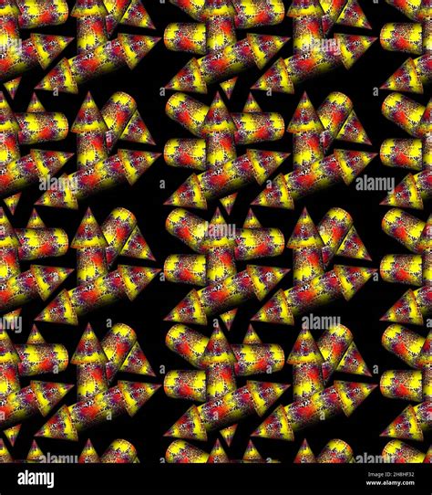 3d Rendering Abstract Capsule Colorful Background Seamless Pattern