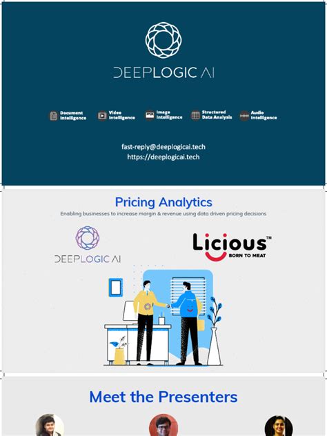 Deeplogic Ai Licious Pdf Pricing Analytics