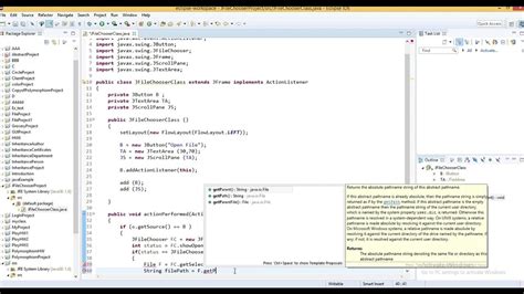 Use A Jfilechooser Object In Java To Open The Content Of A Text File Youtube