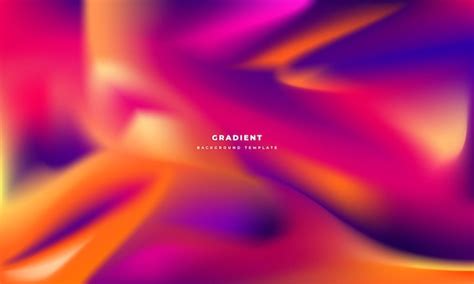 Premium Vector Colorful Gradient Mesh Background Template Copy Space Fluid Colour Backdrop Design