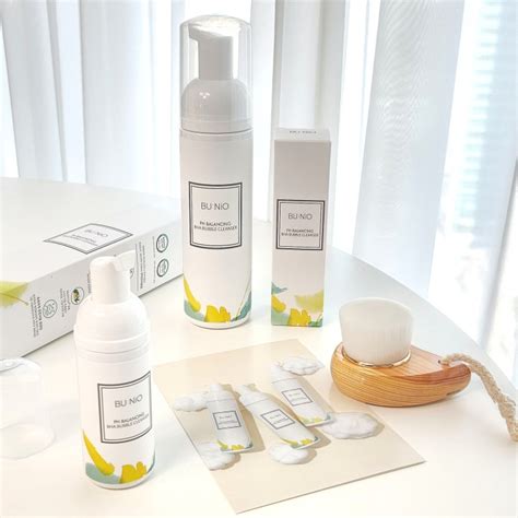 약산성클렌징 필링과 진정을 한번에 뷰니오 Ph밸런싱 바하 버블클렌저 네이버 블로그