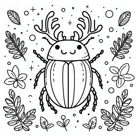 사슴벌레 색칠 공부 Kr에서 무료 색칠 공부