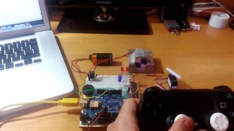 arduino test 2 with ps4 controller youtube