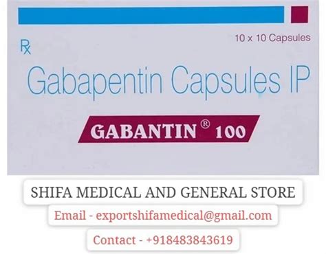 Gabapentin 100 Mg Cap 10 Tablets At ₹ 95 Stripe In Nagpur Id 2852377983333