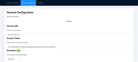 Github Linsykingcanvashelper2 Conf Configuration Web Interface For Canvashelper
