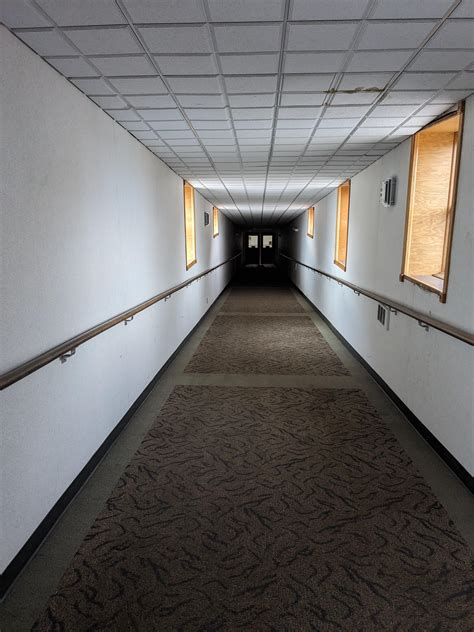 Elevated Passageway Between Two Old Buildings Never Maintained All