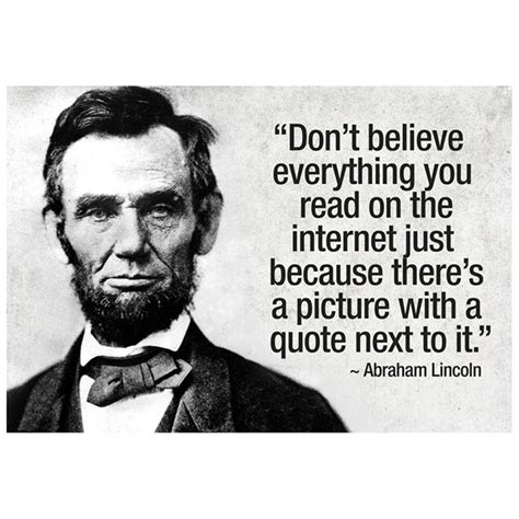 Abraham Lincoln Internet Quote Poster Drunkmall Lincoln Quotes
