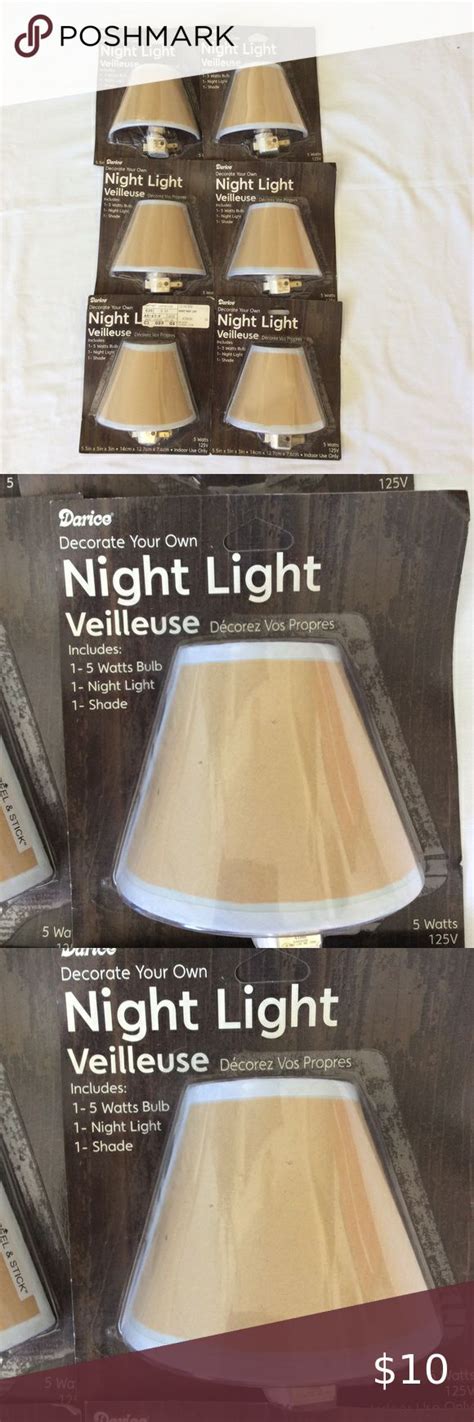 Darice Customizable Night Lights Make Your Own Night Light Kit