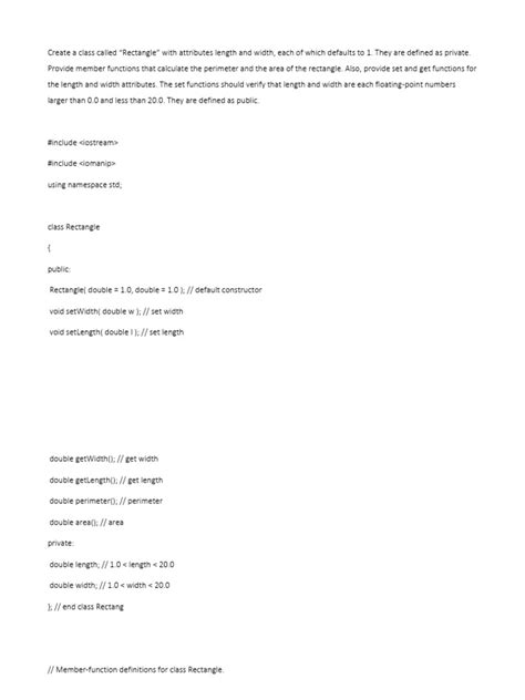 Create A Class Calledexampleseparateimplementationveryimportant Pdf