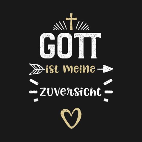 Gott Ist Meine Zuversicht Jesus T Shirt TeePublic