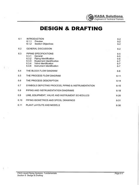 Design Guide Piping Kasa Fundamentals Training 06 Design And Drafting Download Free Pdf