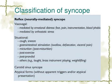Ppt 晕 厥 Syncope Powerpoint Presentation Free Download Id 6056317