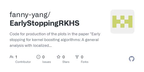 GitHub Fanny Yang EarlyStoppingRKHS Code For Production Of The Plots In The Paper Early