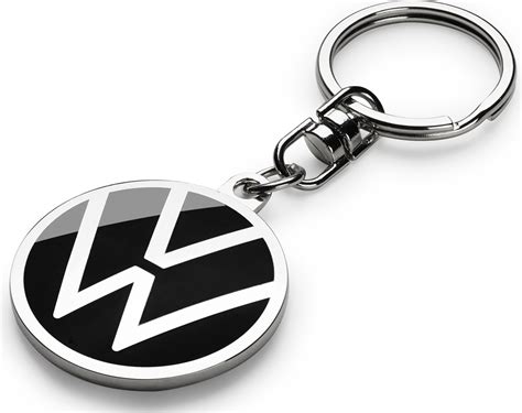 Volkswagen Vw Sleutelhanger Vw Logo Zilver Zwart