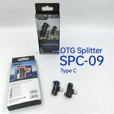 Jual Fleco Spc Tipe C In Converter Splitter Type C Android Charging Audio Jack Mm