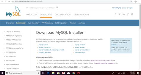 تحميل برنامج Mysql 64 Bit للكمبيوتر تحميل برنامج Mysql 64 Bit للكمبيوتر