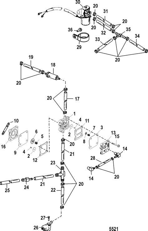 Hardin Marine Transom Assembly Chart