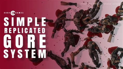Simple Replicated Gore System Unreal Free Blueprints