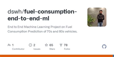 github dswh fuel consumption end to end ml end to end machine