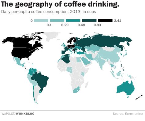 The Geography Of Coffee Vivid Maps