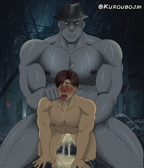 Rule 34 2boys Blush Capcom Gay Gay Sex Grey Body Grey Skin Hat