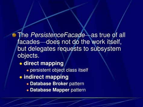 PPT DESIGNING A PERSISTENCE FRAMEWORK WITH PATTERNS PowerPoint Presentation ID 3552827