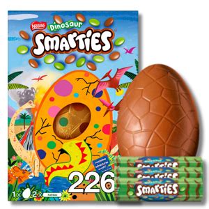 Nestlé Smarties Giant Egg Dinosaur 226g Glood
