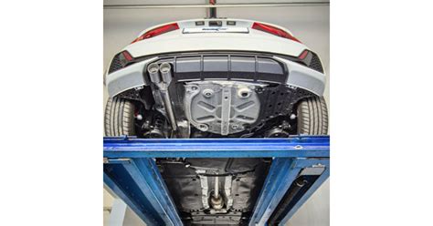 Terminal Sans Silencieux Sortie 2x70 Racing Pour Audi A1 Gb 40tfsi 20t 207cv Gt2i