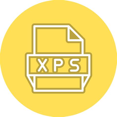 Xps File Format Icon 15824081 Vector Art At Vecteezy