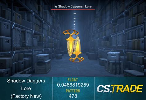 Shadow Daggers Lore ⭐️ Cs2 Skin