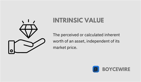 Intrinsic Value Definition How To Calculate Examples