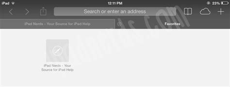 Turning Private Browsing On Off For Safari Ipad Ios 7 Ipad Nerds