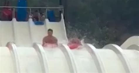 Moment Brit Tourist 23 Is Paralysed For Life In Horror Water Slide