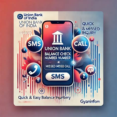 Union Bank Of India Balance Check Number Via SMS Missed Call
