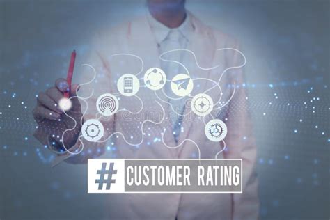 Text Sign Showing Customer Rating Business Approach Gauge The Customer