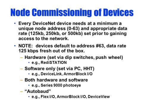 Getting A Device On The Network Node Commissioning Of Devices Every