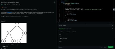 Day 42 Of 100daysofcodechallenge Count Tree Nodes Harsh Dayal