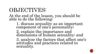 GRADE GENDER AND HUMAN SEXUALITY Pptx