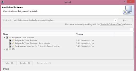 Java Developers Guide Git Plugin Installation On Eclipse