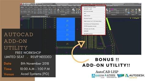 [pg] Autocad Add On Utility Acad Systems Autodesk Gold Partner Training And Certification Center