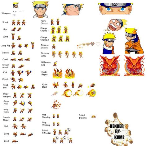Sprite Game Design Naruto