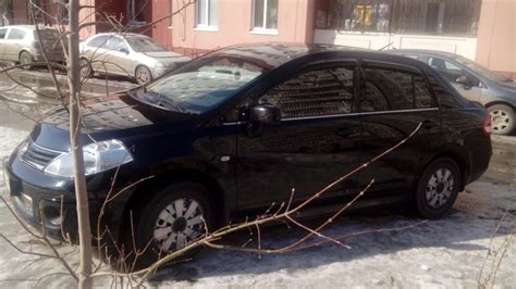 Дефлекторы окон — Nissan Tiida (1G), 1,6 л, 2012 года | аксессуары | DRIVE2