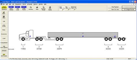 Load Xpert Axle Load Calculation Weight Distribution And Center Of