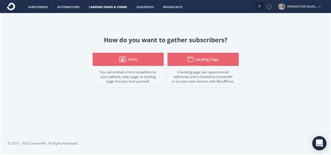 A Beginner S Guide To ConvertKit Productive Blogging